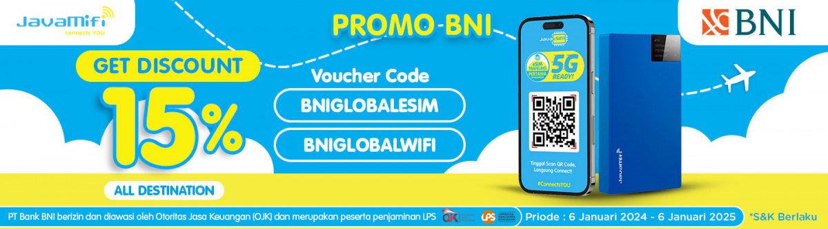 Syarat dan ketentuan Global eSIM – Discount 15%